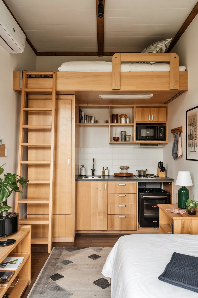 32 Mini Kitchen Ideas Small Spaces for Apartments Cabins Offices ...