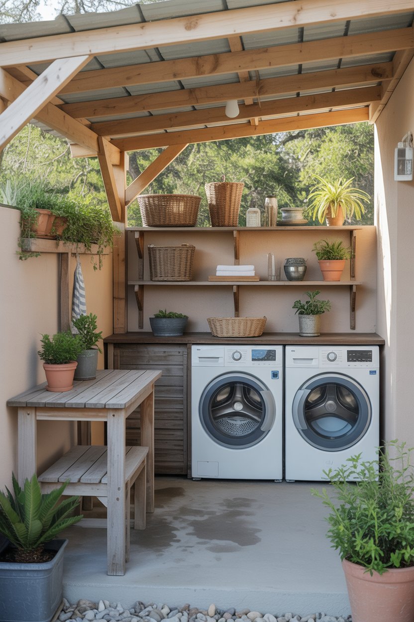 33 Brilliant Laundry Room Ideas for Small Spaces with Stackables, Sinks ...
