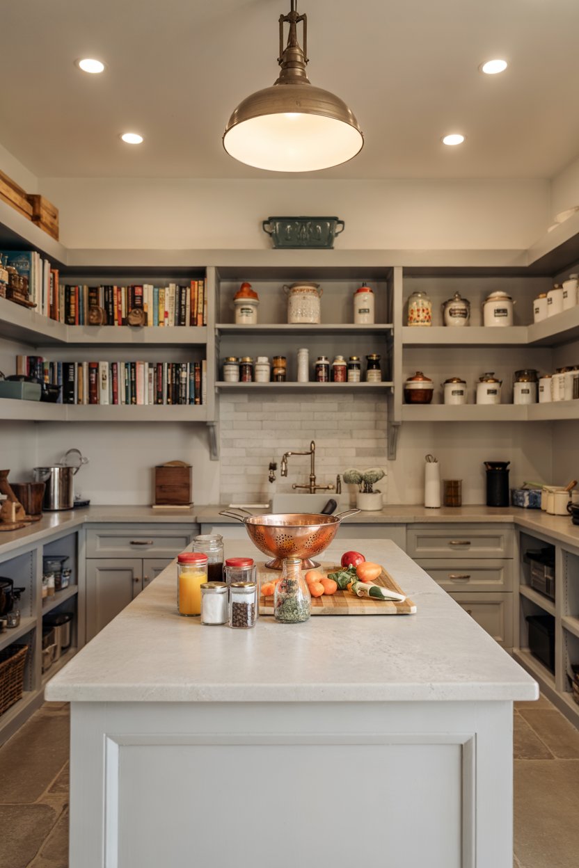 31 Walk In Pantry Ideas for Modern Kitchens with Layouts, Storage ...