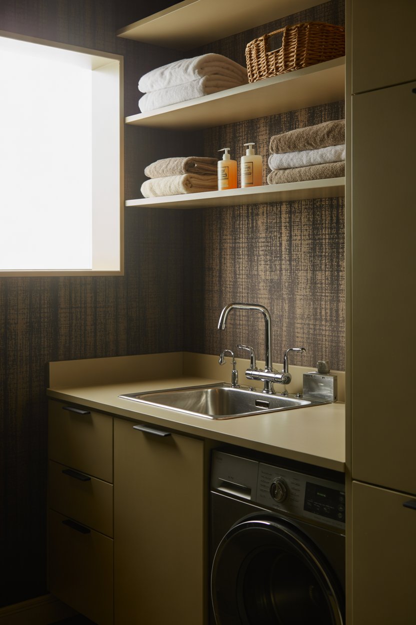 33 Brilliant Laundry Room Ideas for Small Spaces with Stackables, Sinks ...